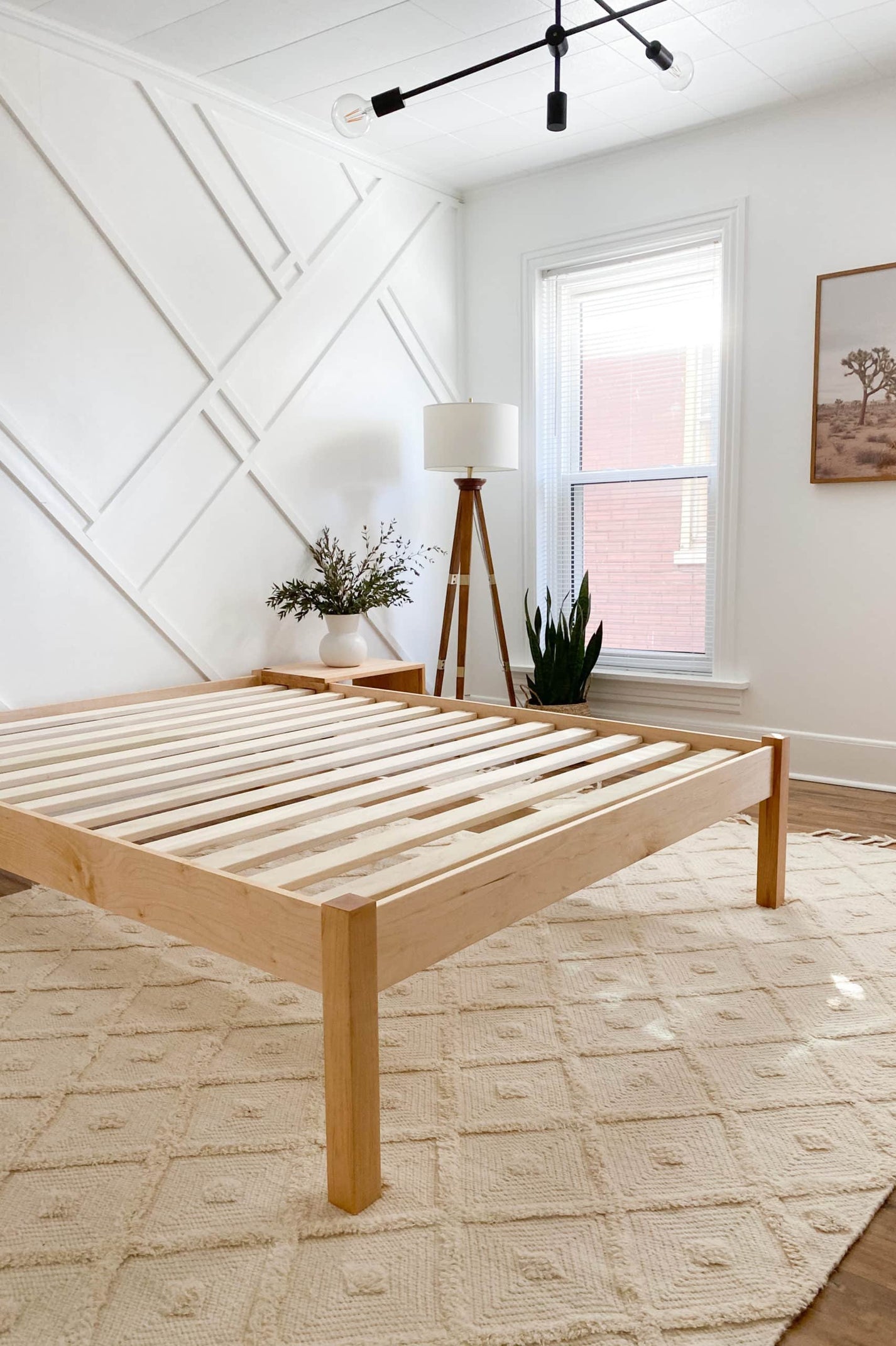 The Afton Platform Bed – Solid Wood, Timeless Craftsmanship – Comfort Pure