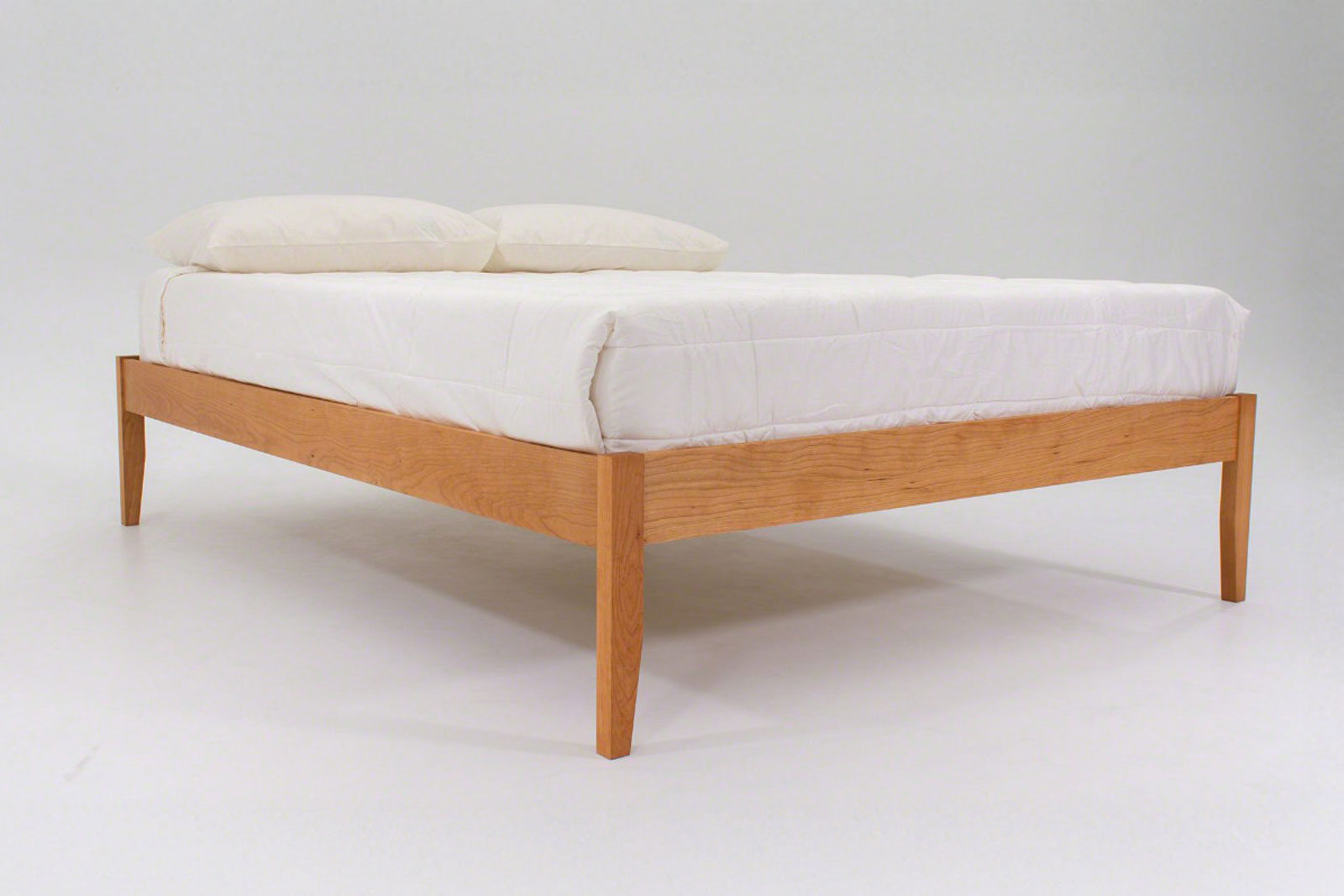 Basic Platform Bed - Solid Cherry Wood – Comfort Pure