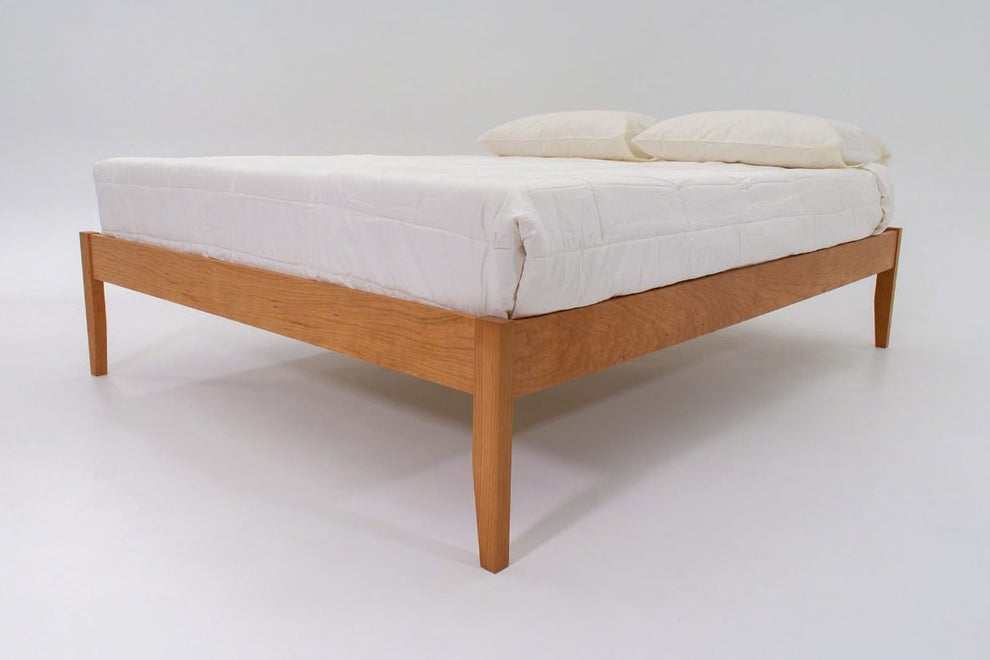 Basic Platform Bed - Solid Cherry Wood – Comfort Pure