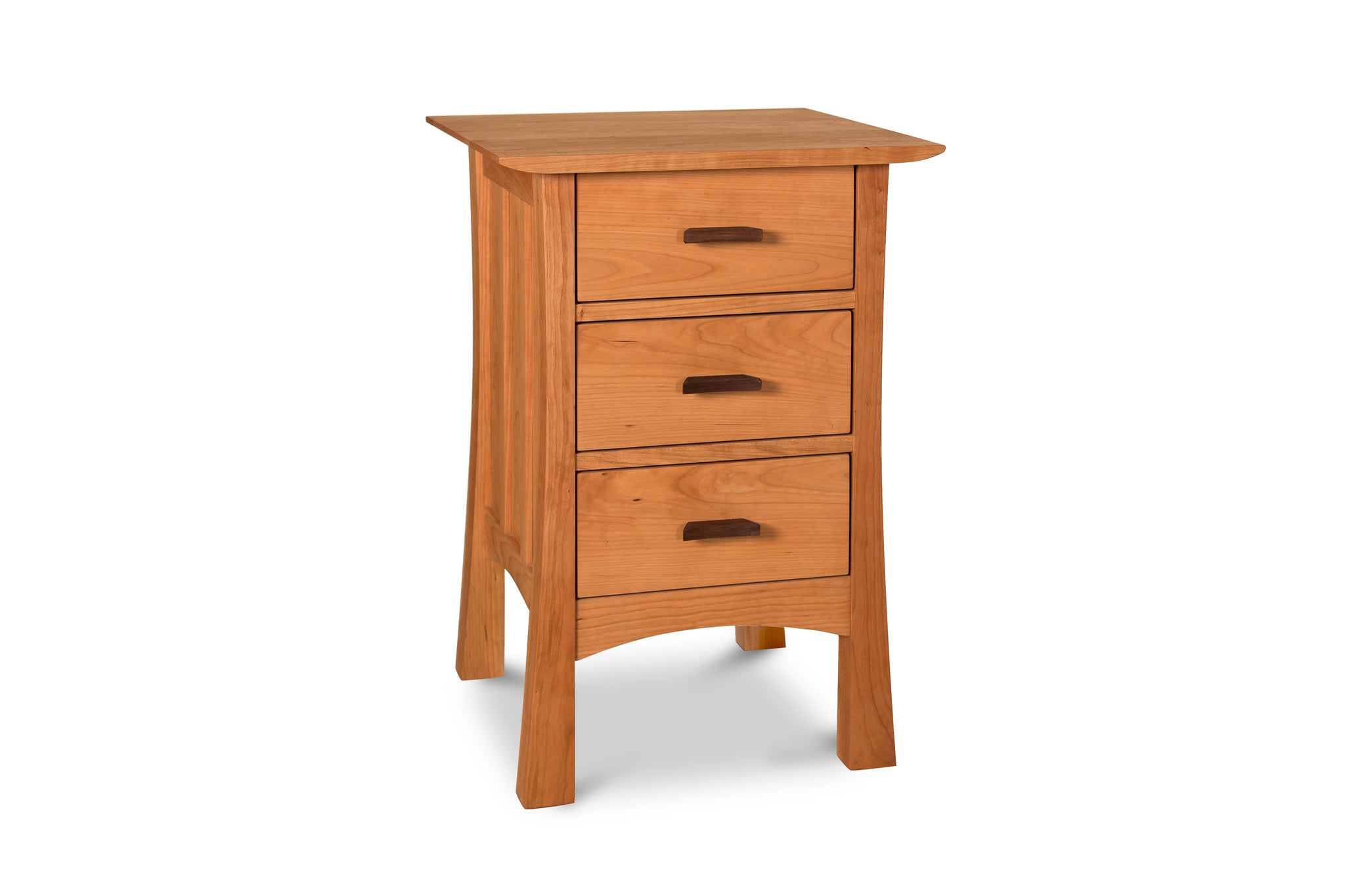 Contemporary Craftsman 3-Drawer Nightstand – Comfort Pure