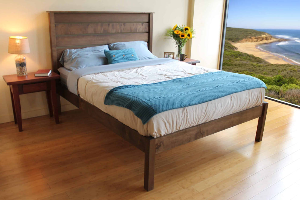 The Esmont Platform Bed – Sleek Solid Wood Bed Frame – Comfort Pure