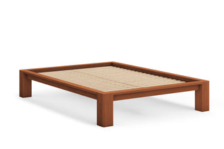Solid Mahogany Japanese Tatami Bed Frame — Non-Toxic & Interlocking ...