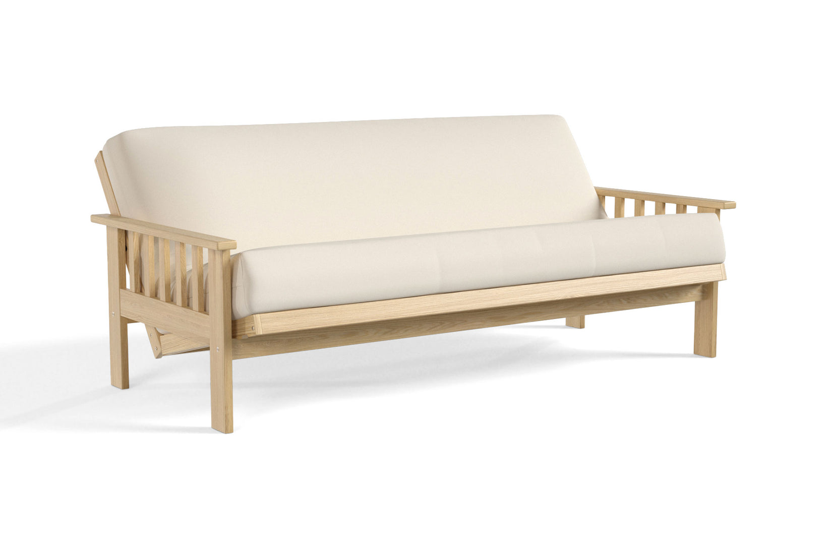 Taurus Front-Closing Eco Futon Sofa Bed Frame - Solid Beech Wood ...