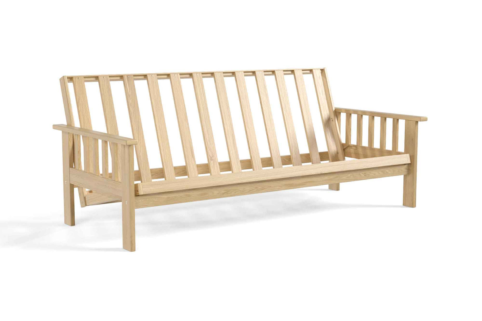 Taurus Front-Closing Eco Futon Sofa Bed Frame - Solid Beech Wood ...