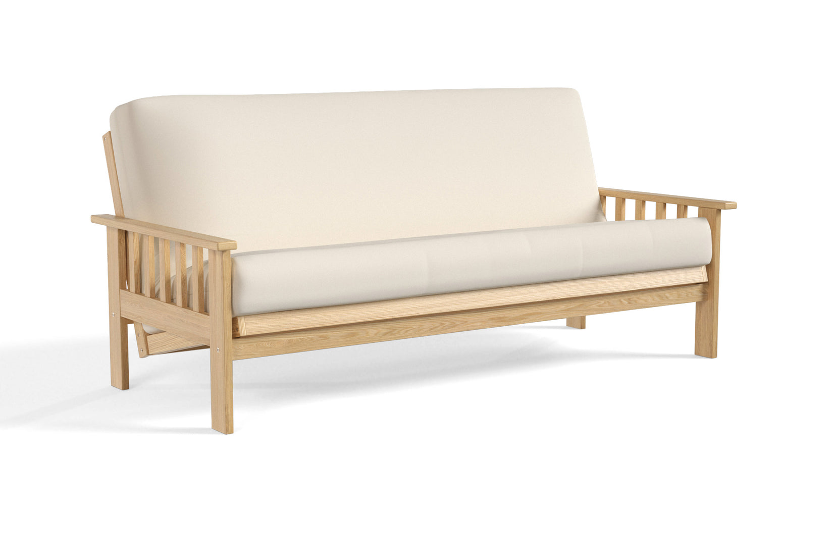 Taurus Front-Closing Eco Futon Sofa Bed Frame - Solid Beech Wood ...