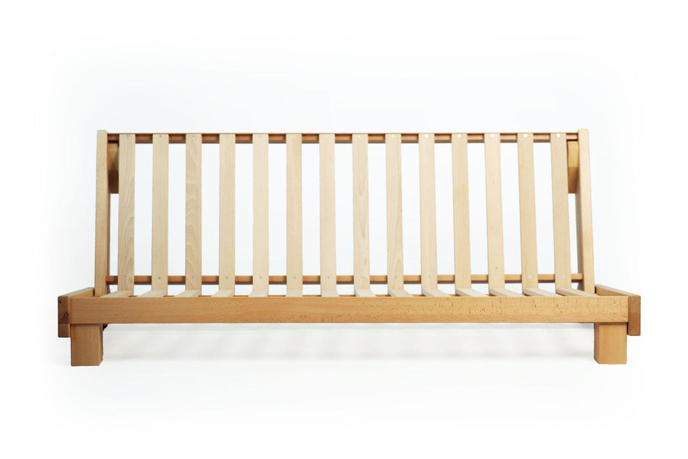 El Paso Eco Futon Sofa Bed Frame - Solid Beech Wood Convertible Sleeper ...