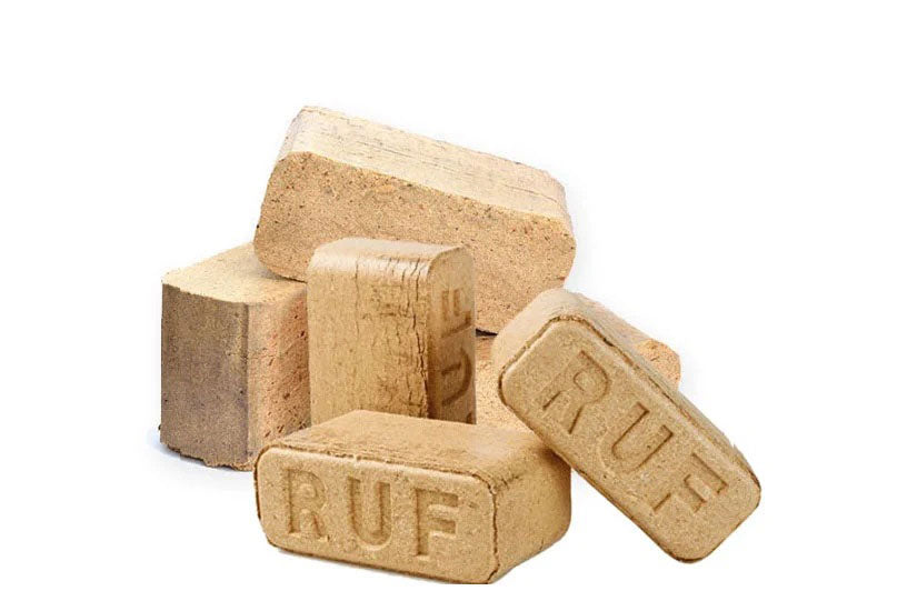 RUF Beech Wood Briquettes - Eco-Friendly Heat Logs (Pack of 12 ...