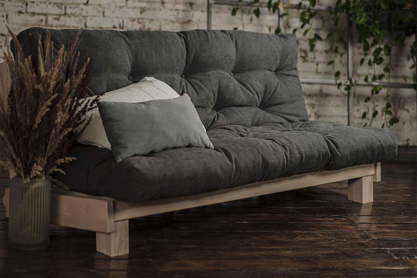 El Paso Futon – Low Profile Convertible Futon Sofa Bed – Comfort Pure